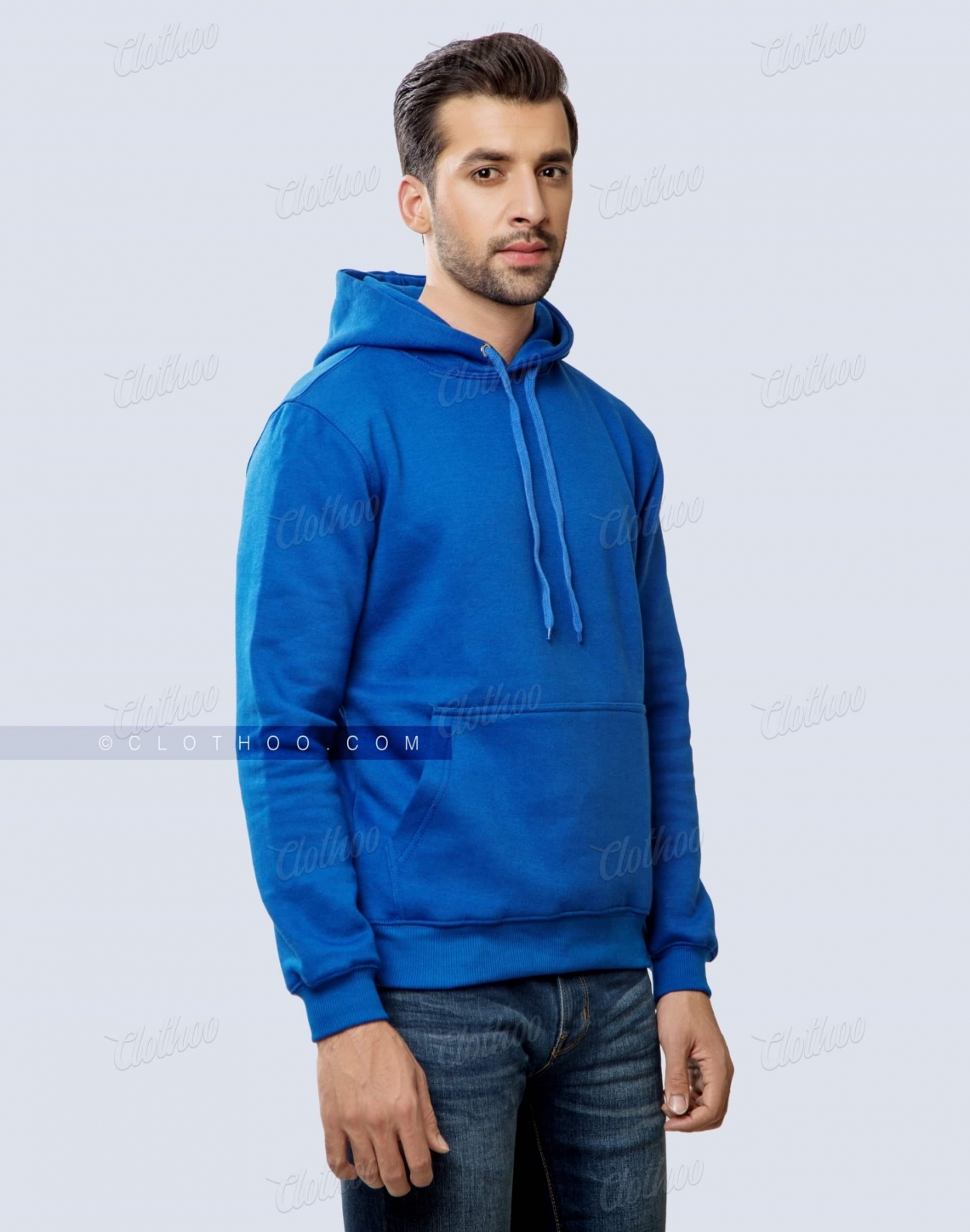 Royal Blue Pullover Hoodie